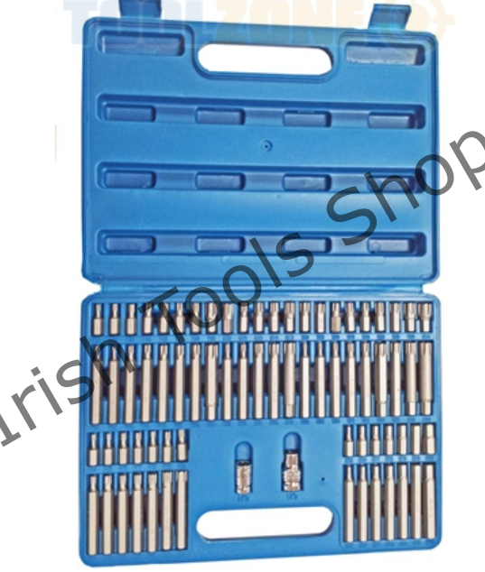 74Pc Crv Hex/Star/Spline/Ribe Bit Set – IRISH TOOLS SHOP