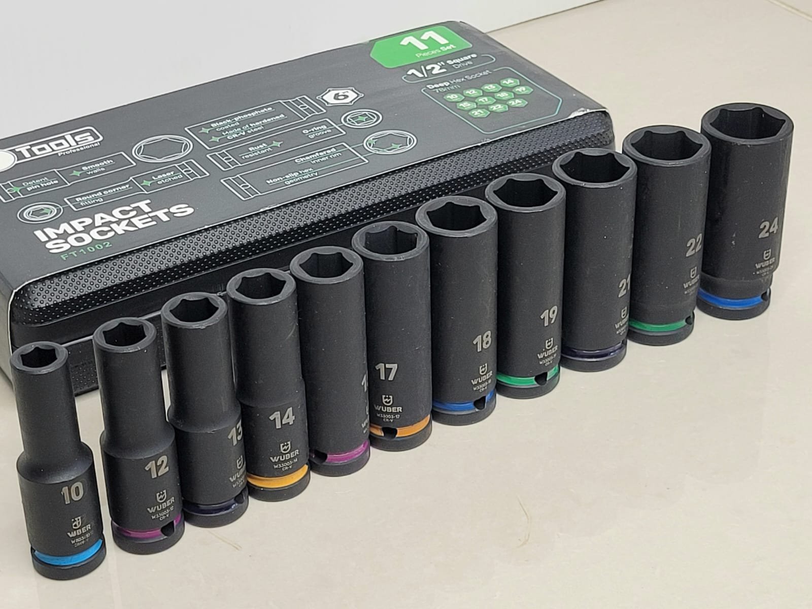 1/2″ Square Drive Deep Hex Socket -78mm – IRISH TOOLS SHOP